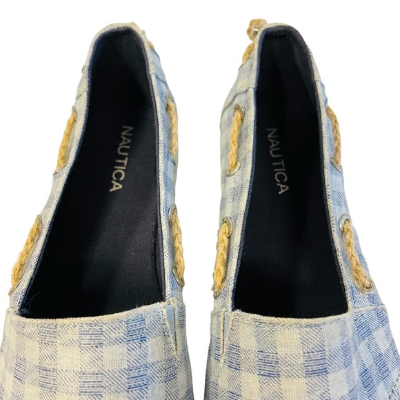 Nautica | Shoes | Nautica Rudder Canvas Slip On Boat Shoe Espadrille ...